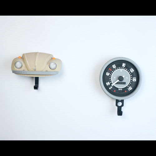 🪲 VW Beetle 1965 Speedometer Key Holder – Moving Needle Mechanism・ 3D ...