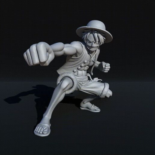 🏴‍☠️ Luffy・ STL File for 3D printing・Cults