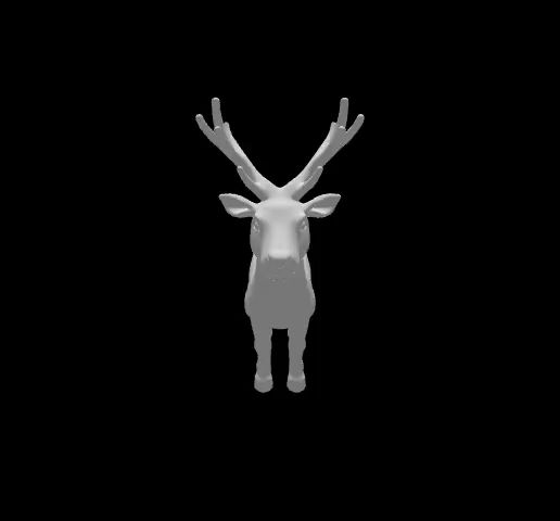 🦌 Elegant Stag Statue・ STL File for 3D printing・Cults