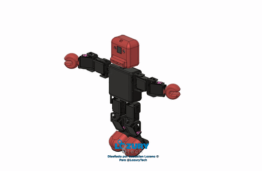 🤖 Humanoid Robot for Microbit with 10 kg Servomotors (MG996R) or ...
