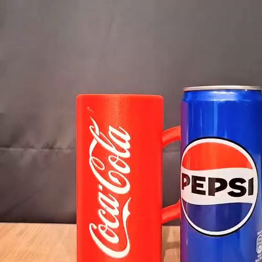 🥫 Coke-Style Can Holder・Free STL File for 3D printing・Cults