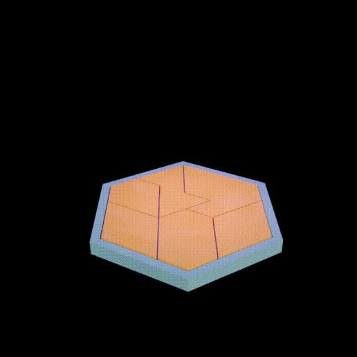 STL file Hexa T - Sunny Puzzles 🧩 ・3D printing model to download・Cults
