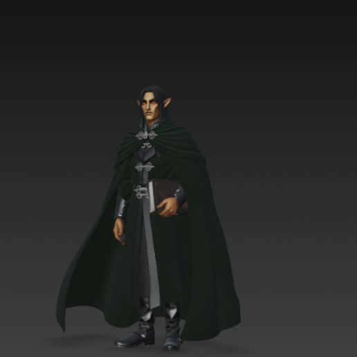 🧙 Dalamar the Dark - Exiled Mage of the Black Robes・ STL File for 3D ...
