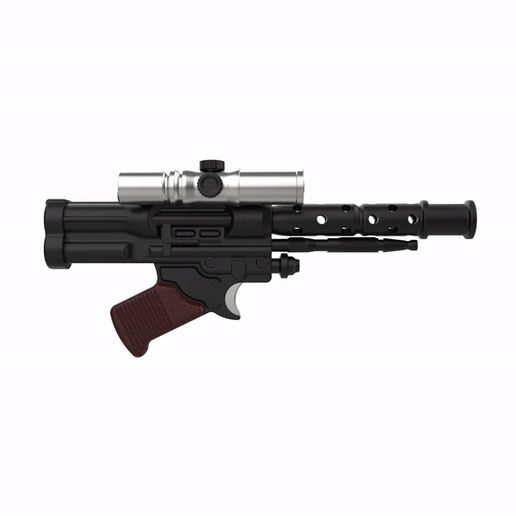 🔫 Cosplay 3D Printable Blaster inspired by Boushh Ubese Blaster Pistol ...