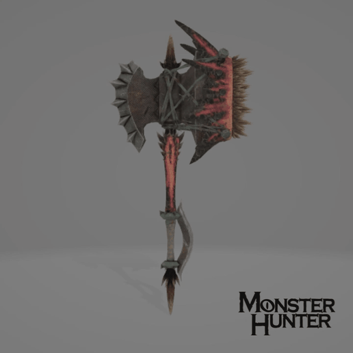 👹 MONSTER HUNTER WORLD NERGIGANTE HAMMER・ STL File for 3D printing・Cults