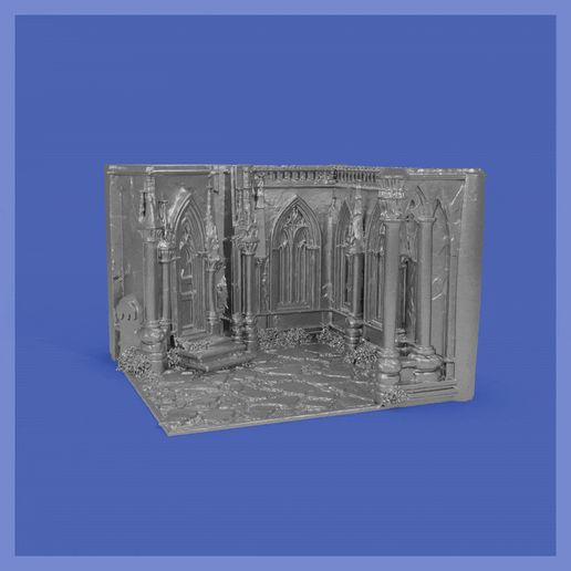🗿 Gothic Cathedral・ STL File for 3D printing・Cults