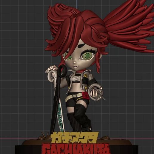 👾 PAQUETE DE PERSONAJES CHIBI DE GACHIAKUTA (RUDO, ENJIN, ZANKA, RIYO ...