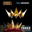 STL file Faker Crown - Heavy Is The Crown - League of Legends 👑 ・Design to download and 3D print ...