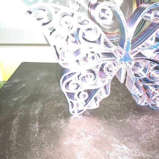 🦋 Butterfly・3D Print with the Flashforge Adventurer 5m 3D printer・Cults