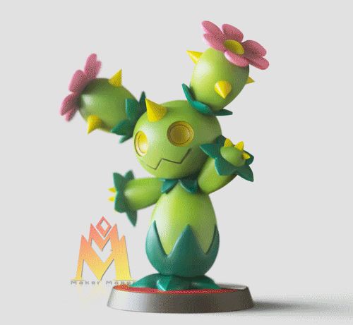 🎨 Maractus - POKÉMON FIGURINE - FAN ART - POKEMON・ STL File for ・Cults