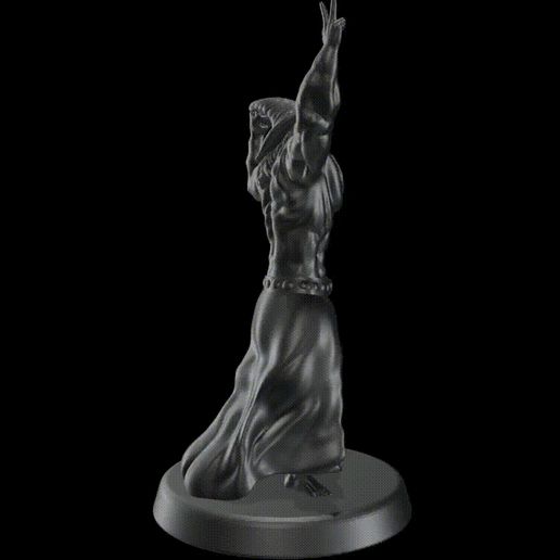 STL file Muscle Wizard - V3 (zyzz pose) - DnD - By STF-CSC 🎩 ・3D ...