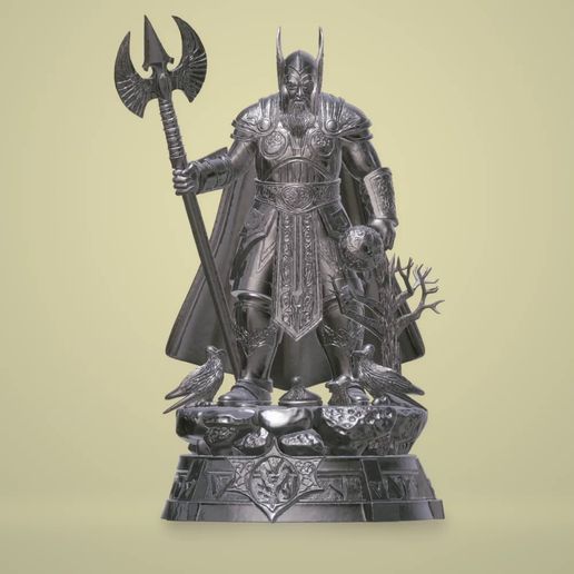 👤 Odin・ STL File for 3D printing・Cults