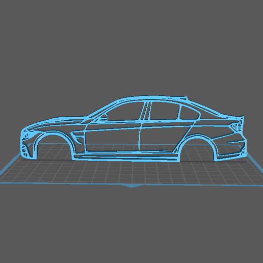 STL file BMW - M3 F80 2014 👾 ・3D printing template to download・Cults