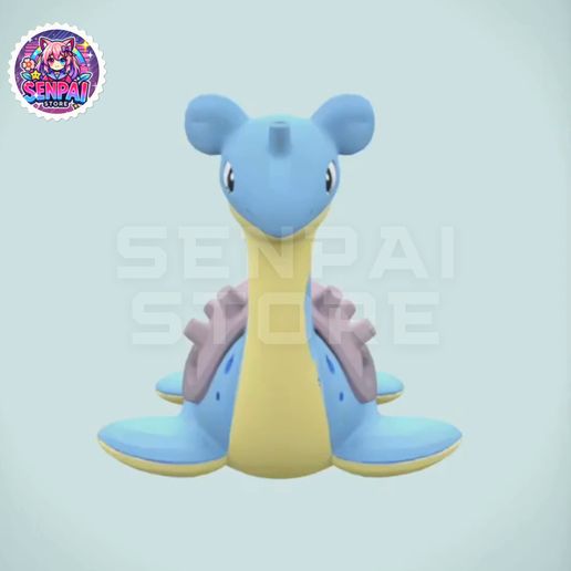 🐉 POKEMON - LAPRAS 3D MODEL・Free STL File for 3D printing・Cults