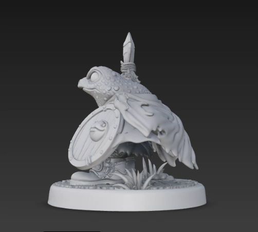 🦸 Bully Wug Warrior - CHIBI - DnD・ STL File for 3D printing・Cults