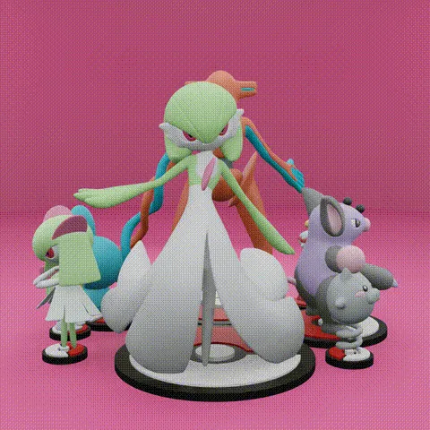STL file Pokemon Generation III Psychic Type Pack 🐉 ・3D printer design ...