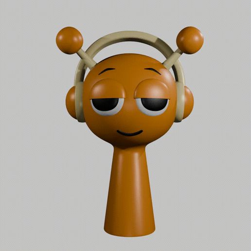 arquivo STL OREN SPRUNKI INCREDIBOX ORANGE | Sprunki 3D Model STL Fan ...