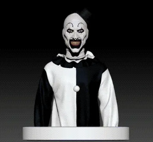 🎨 Art The Clown bust (terrifier)・ STL File for ・Cults