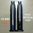 🔫 34bb Extended capacity magazine plate for airsoft glock・ STL File for ...