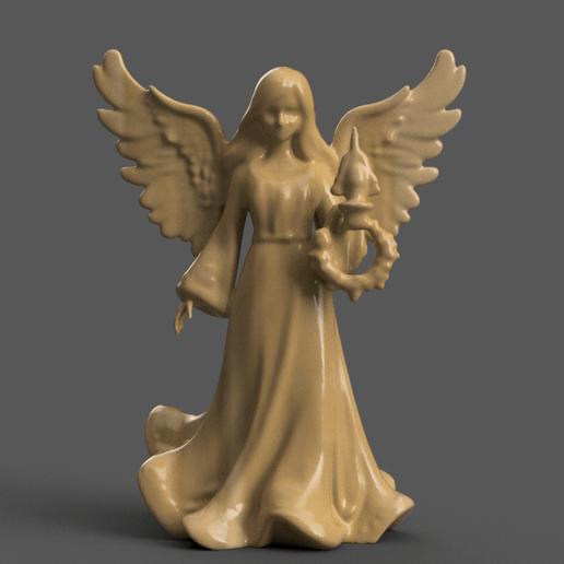 STL file angel for christmas decoration 006 👼 ・3D printable model to ...