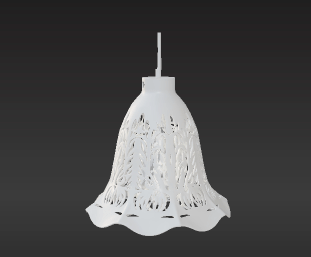 🔦 Larisa Pendant Lamp - Modern Lampshade with Leaf Pattern・ STL File ...