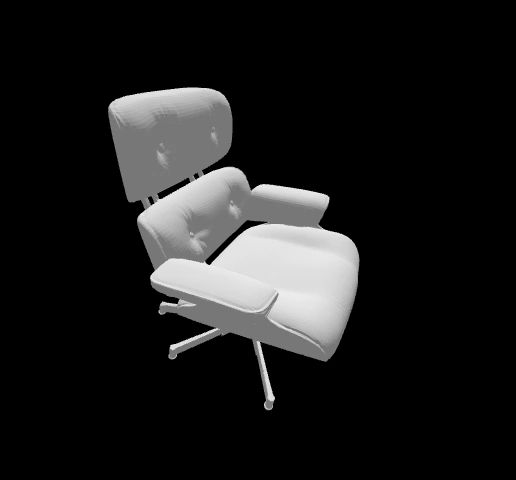 🏢 Modern Office Lounge Chair・ STL File for 3D printing・Cults