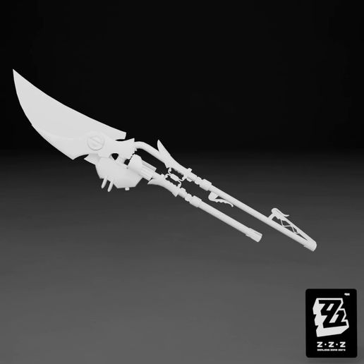 🔫 Ellen Joe Weapon - ZZZ / Ellen Joe Weapon - ZZZ・ OBJ File for 3D ...