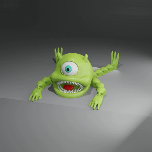 Archivo STL SHIN MIKE WAZOWSKI / ARTICULADO MIKE WAZOWSKI 👾 ・Diseño de ...