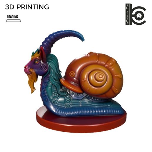 🐌 Arcane Snail Dragon・ STL File for 3D printing・Cults