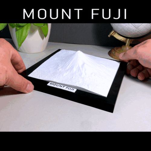 🗻 MOUNT FUJI - JAPAN (TOKYO)・ STL File for 3D printing and CNC ...
