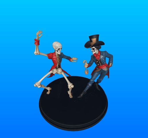 🪄 2988 Tango of Life and Death - 3D-Printed Minimalist Statues, magic ...