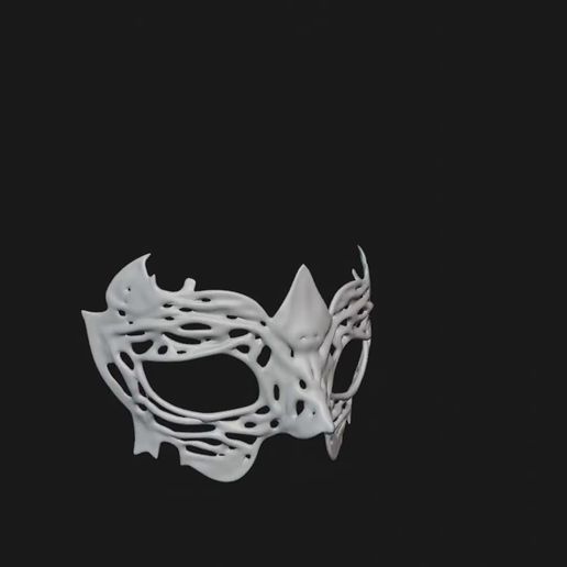 🎨 Intricate masquerade mask design with ornate details・ STL File for 3D ...