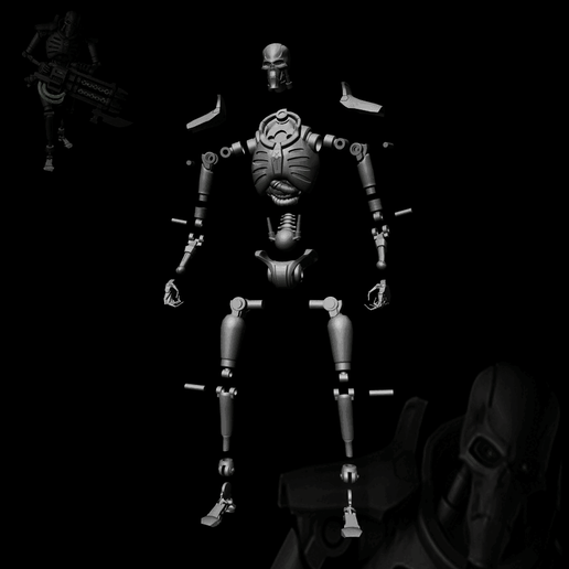🦸 Necron・Arquivo STL para Impressão 3D・Cults