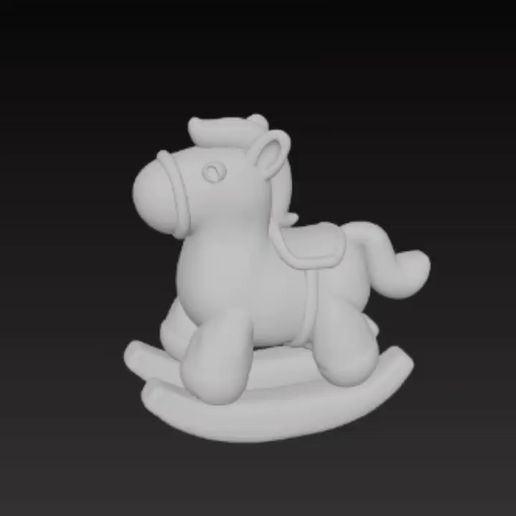 🐎 Rocking horse・ STL File for 3D printing・Cults