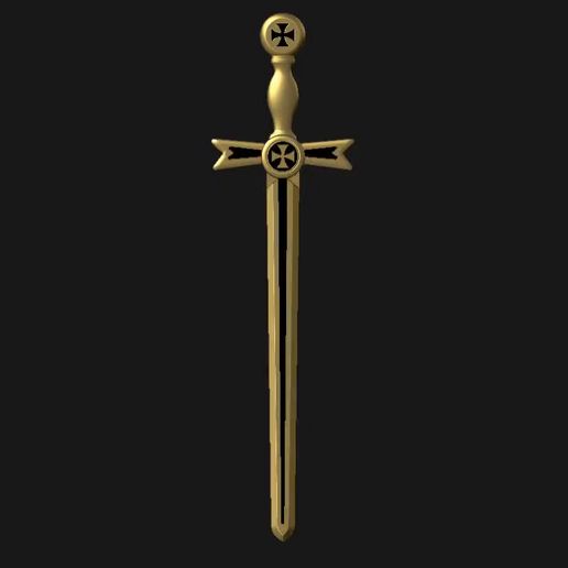 🇲🇹 MALTA SWORD - SWORD OF MALTA・ STL File for 3D printing・Cults
