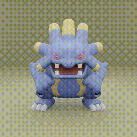 🐉 Pokemon nº 295 Explosión・Archivo STL para Impresión 3D・Cults