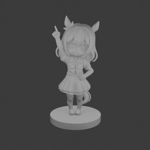 🐎 umamusume pretty derby special week chibi・ STL File for 3D printing・Cults