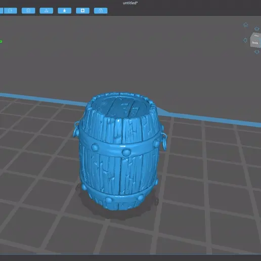 Free OBJ file Fantsy Barrel 🎲 ・3D printing model to download・Cults