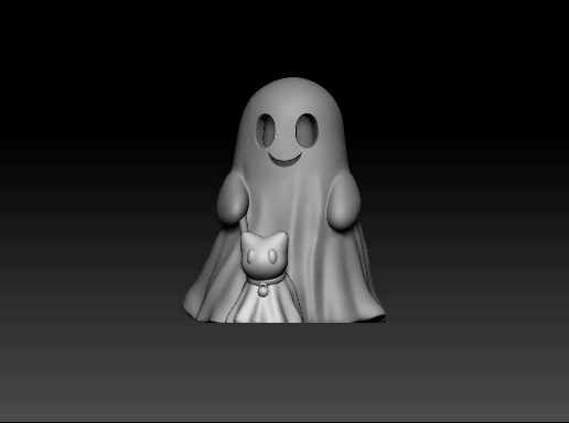 STL file Ghost walking a cat 👻 ・3D printer model to download・Cults