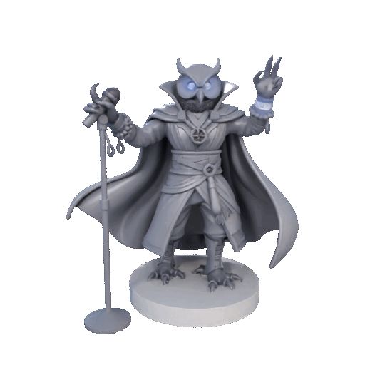 🪨 Anubis Wizard Rock Star Ruler of the Ancient Egyptian Stage 3D Print ...