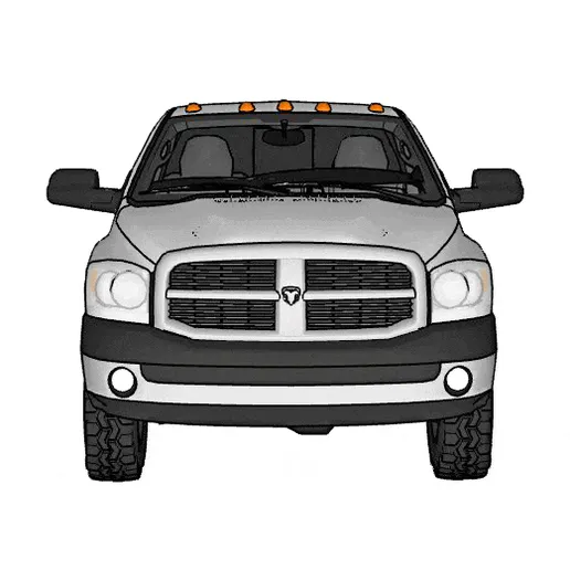 dodge truck coloring pictures