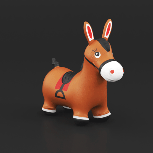 3D file JAMARA 460597 Bouncy Horse with Pump up 🐎 ・3D print object to ...