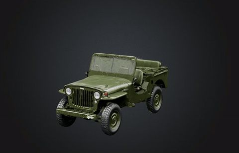 3D file DiB Jeep Military Stl Obj Glb for 3D Printer 🪖 ・3D printable ...