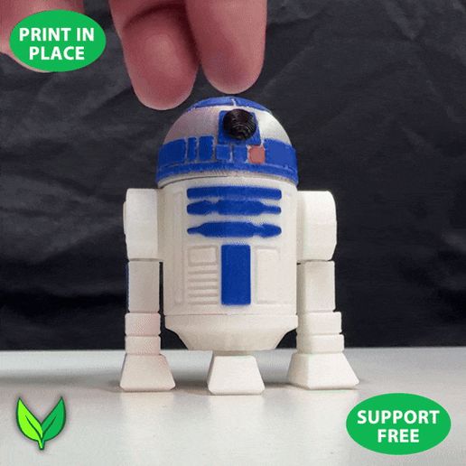 🤖 R2D2 Wiggle Bot articulado - Juguete de escritorio inspirado en Star ...
