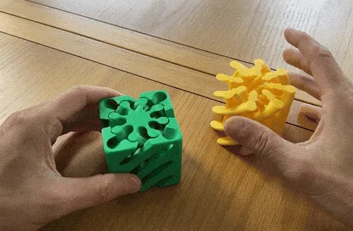 👌 Double Helix Fidget Cube・ STL File for 3D printing・Cults