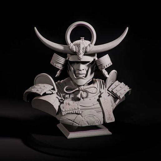 👤 Bust Yasuke Samurai Assassin`s Creed Shadows・ 3D File for 3D printing ...