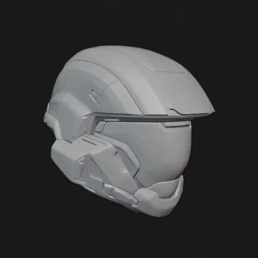 😇 Halo Helmet 3D STL Printable - Halo Helmet 3D Print STL File・ STL ...