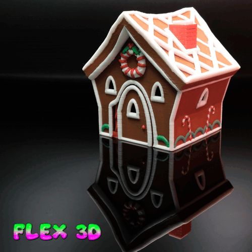 3D file Flex 3D Gingerbread Pack 🎄 ・3D printer model to download・Cults