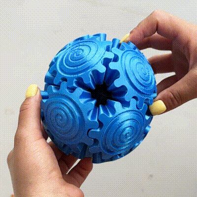 ⚙️ Gear ball _0001・ OBJ File for 3D printing・Cults