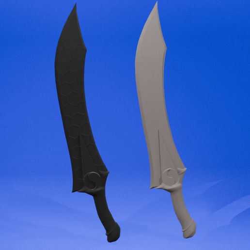 3D file Kanshou and Bakuya | Inspired by Archer's Weapons from Fate ...